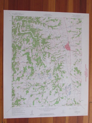 Waterloo Illinois 1959 Original Vintage USGS Topo Map | eBay
