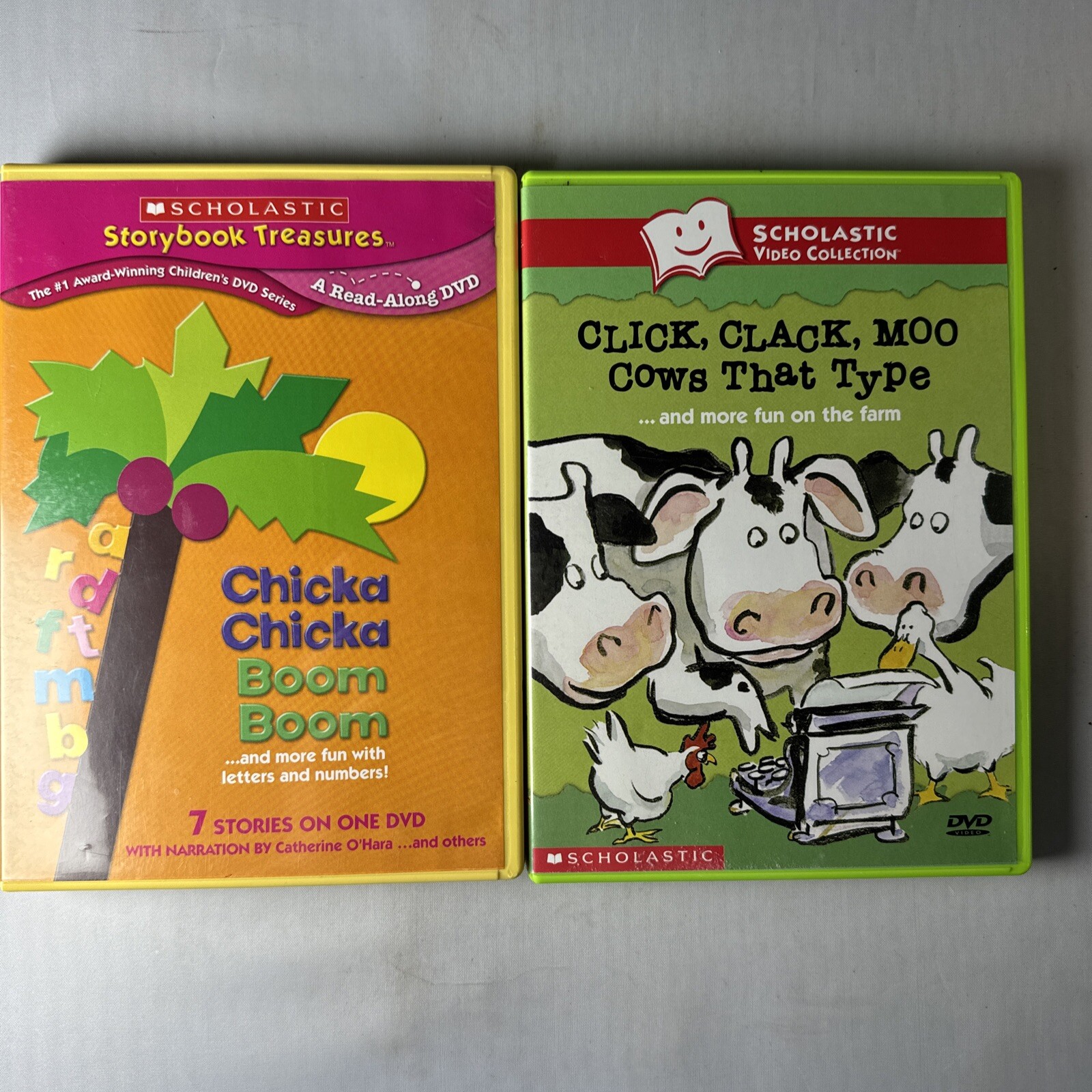 Scholastic Video Collection Kids DVD Lot (10) Homeschool Teacher ...