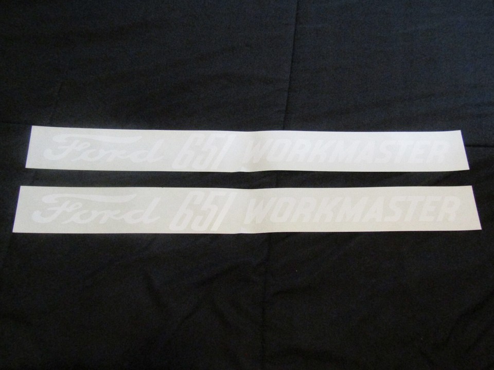 1958 1959 1960 FORD WORKMASTER 651 SERIES MODEL TRACTOR DECALS NEW PAIR ...