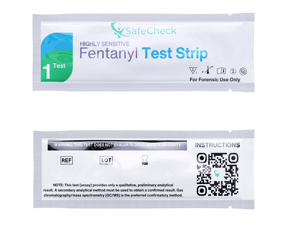 SafeCheck Fentanyl Home Drug Testing Strips (Urine/Powder) (10pk) | eBay