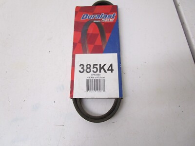 Duralast Serpentine Belt 385K4 4 CAN X 97, 8CM 4PK0980 | eBay