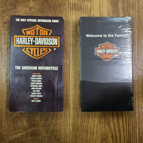 HARLEY DAVIDSON The American Motorcycle & Welcome to the Family VHS ...