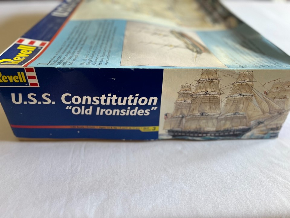 Revell USS Constitution Old Ironsides 1/96 Scale Plastic Model Boat Kit ...