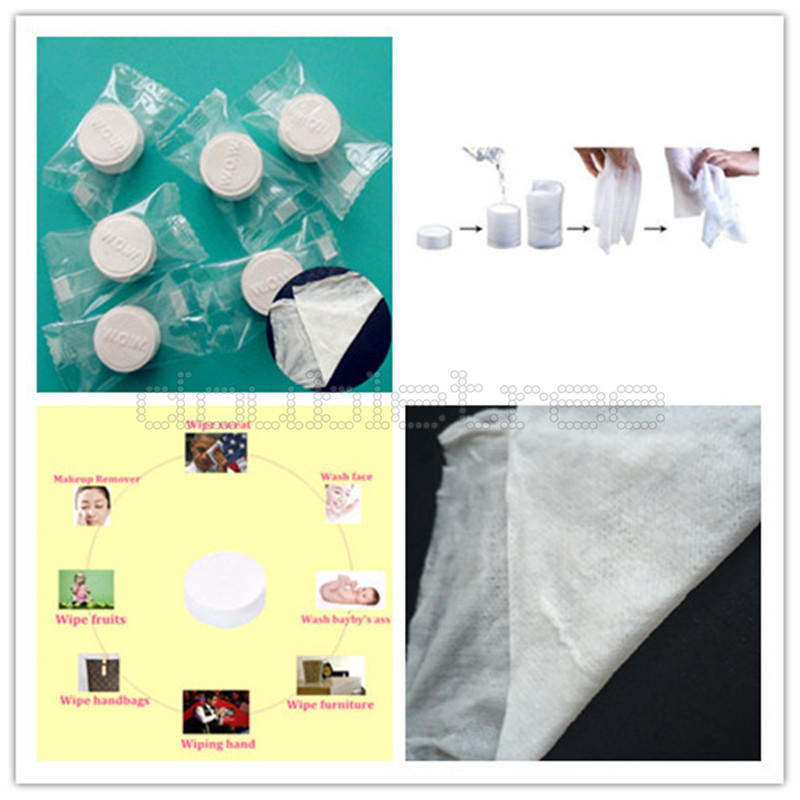 100pcs Portable Cotton Compressed Napkin / Tissue / Towel Tablet ...