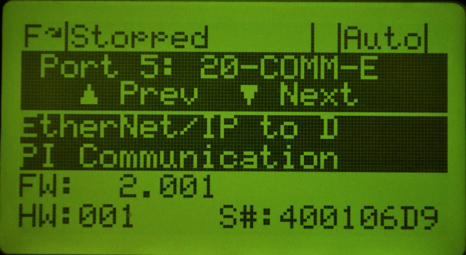 Allen-Bradley 20-COMM-E Powerflex Ethernet Module 20-COMM-E/A Series A ...