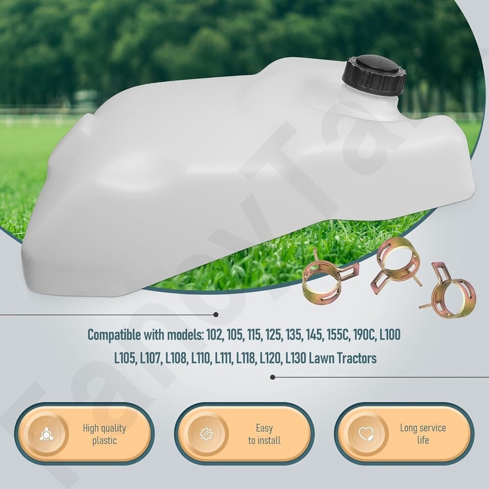 Fuel Gas Tank Fits John Deere GY21102 GY21876 L100 L110 L120 L130 L105 ...