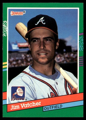1991 Donruss Jim Vatcher Rookie Atlanta Braves #753 | eBay
