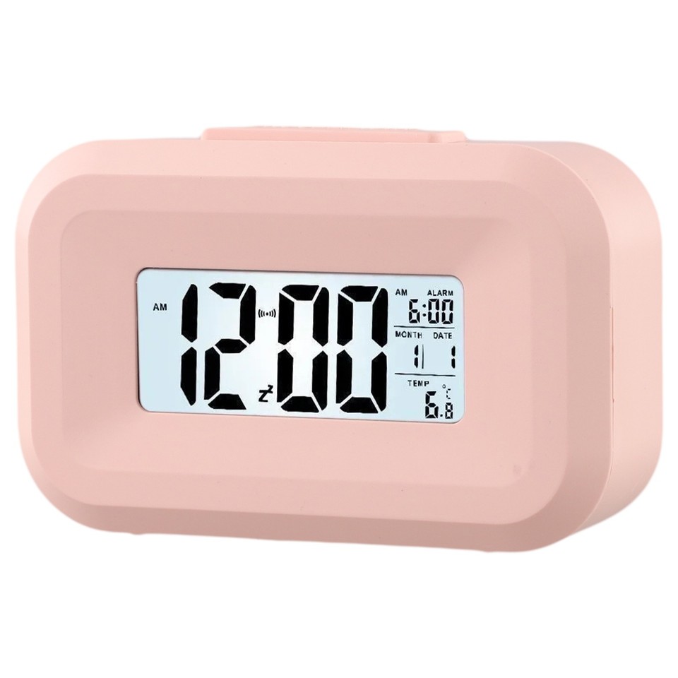 Portable Smart Night Light Alarm Clock for Gentle Up with Clear Display ...
