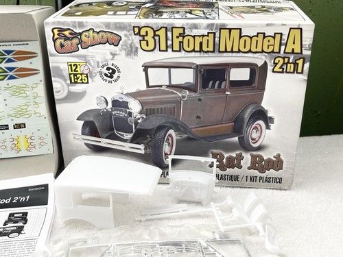 Monogram 1/25 Scale 31 Ford Model A 2n1 Rat Rod Model Kit Complete ...