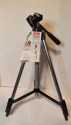 Ambico V-0555 VIDEO CAMERA Quick Release Tripod 54" Original Tags | eBay