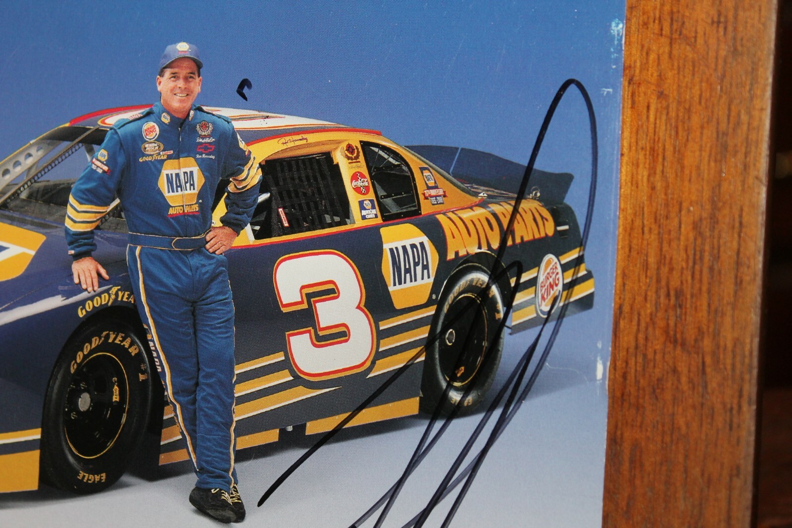 Signed Ron Hornaday Napa Racing Monte Carlo 8x10 Post Card NASCAR ...