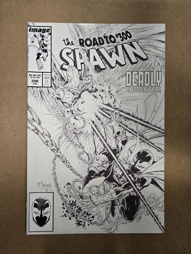IMAGE COMICS • SPAWN #298 • B&W Cover • June 2019 | eBay