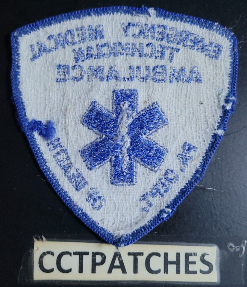 PENNSYLVANIA DEPT OF HEALTH EMERGENCY MEDICAL TECHNICIAN EMS EMT PATCH ...
