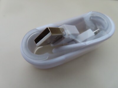 USB-A 2.0 to USB Micro-B White 36" Charging / Data Cable – New | eBay