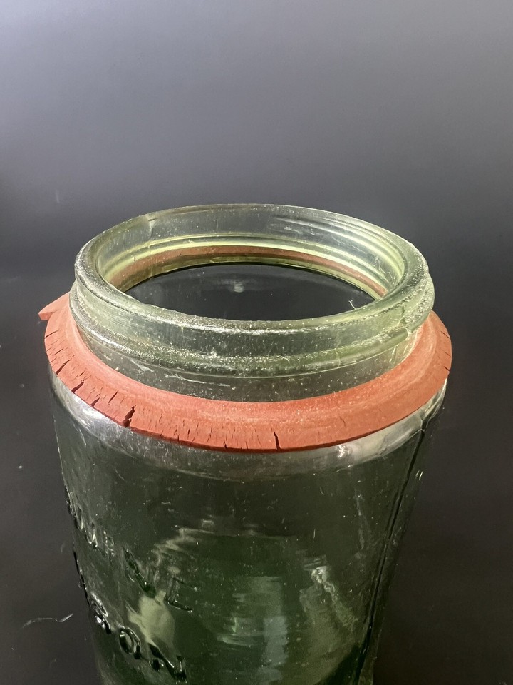 GREEN ** GENUINE MASON ** PINT FRUIT JAR EXCELLENT VERY RARE FIND | eBay