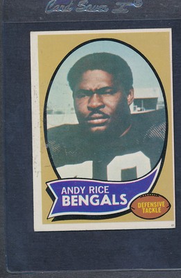 1970 Topps #042 Andy Rice Bengals EX *329 | eBay