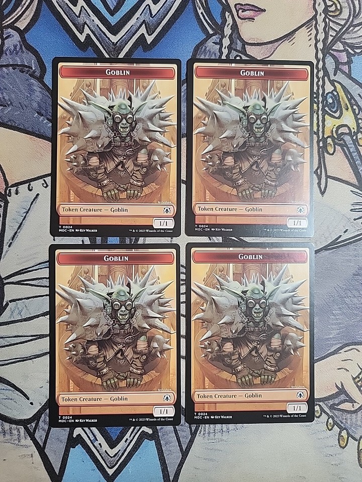 4x Eldrazi / Goblin Tokens Double-Sided - NM/M MOC MTG Magic | eBay