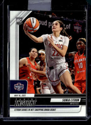 SONIA CITRON RC 2025 Panini Instant #11 ROOKIE PR:507 Mystics NM-MT WN ...