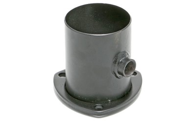 3in Collector Reducer w/ O2 Sensor Bung & Gaskets - Black Steel, Hedman ...