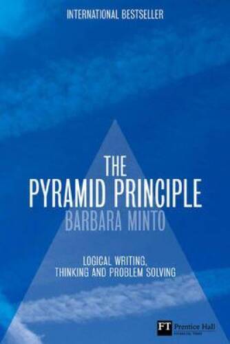 The Pyramid Principle: Logic in Writing and Thinking - Hardcover - VERY ...