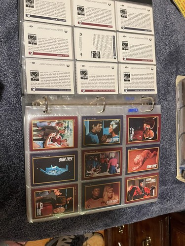 Vintage Star TrekCards ($6 Every 1 Card ) 423 Cards In Total 47 Pages ...