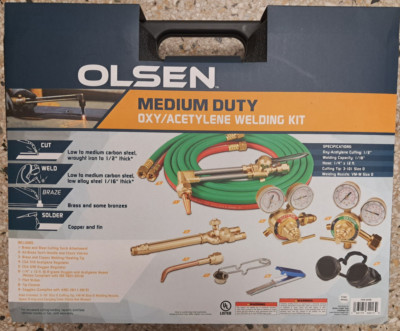 Olsen Medium-Duty Oxy-Acetylene Welding & Cutting Kit #64408 | eBay