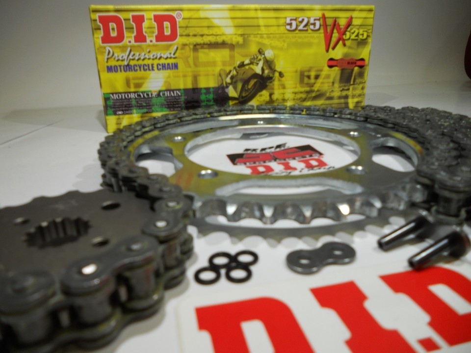 2006-2020 Yamaha YZF R6 OEM DID 525 VX3 Silver X-Ring Chain and ...