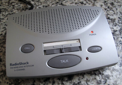 Radio Shack FM Wireless Intercom System Advance 3-Channel Station 43 ...