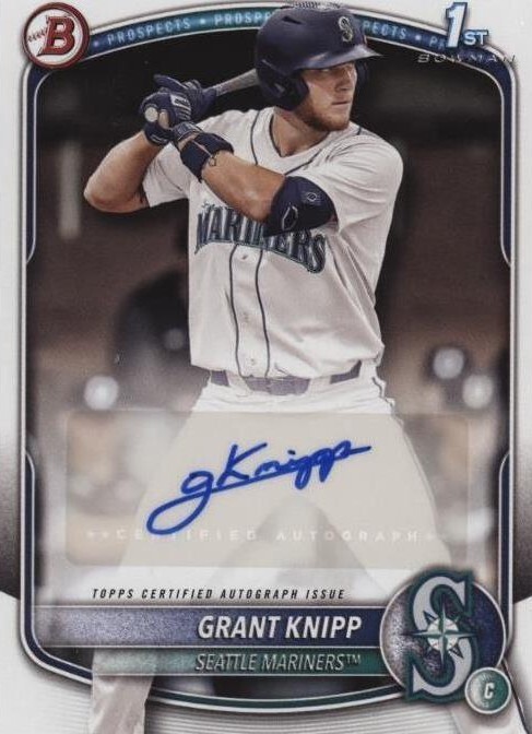 2025 Bowman - Paper Prospect Retail Autographs Grant Knipp #BPA-GK (AU ...