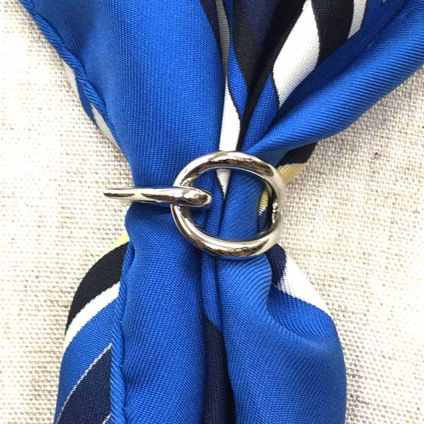 HERMES Jumbo Scarf Ring Scarf Clasp Silver aq7702-2 #QQG2TL | eBay