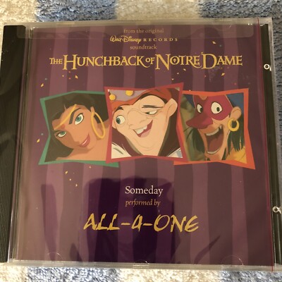 Walt Disney's - Hunchback of Notre Dame - Someday - CD Single - Brand ...