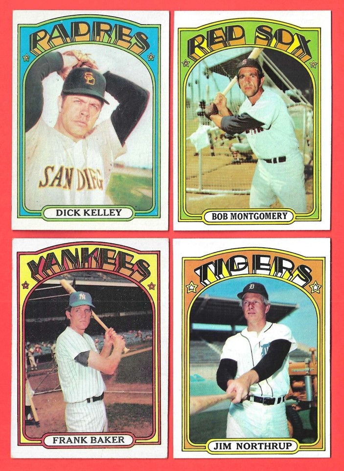 1972 Topps baseball mid-range set break 404-601 - You Pick 'Em | eBay