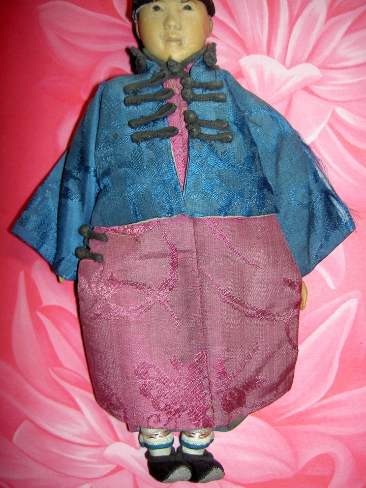Very RARE, composition, Oriental Asian, HOO CHOY Chinese doll, lovely ...
