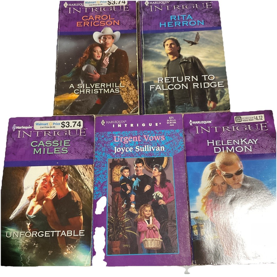 Lot of 25 Harlequin Intrigue Romance Suspense Intimate Book See Photos ...