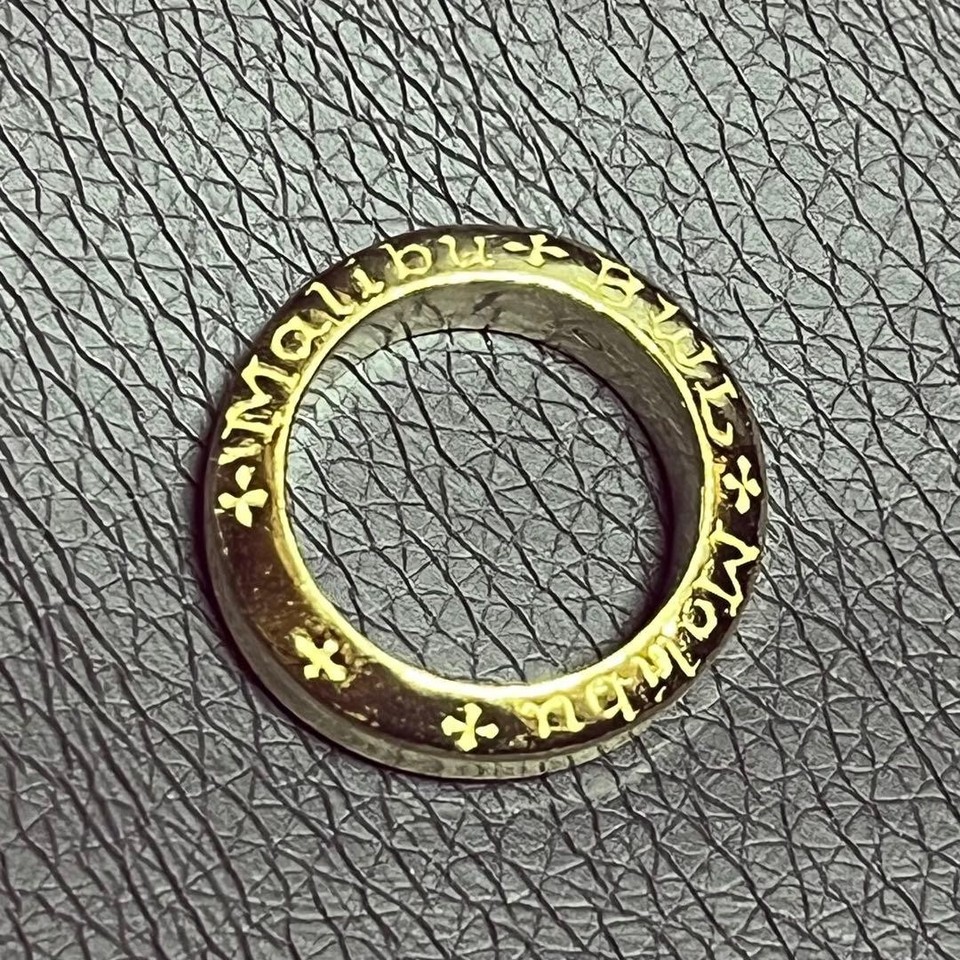 Bill Wall Leather Large Spacer Ring, Gold, Extremely Rare, BWL, #1121 ...