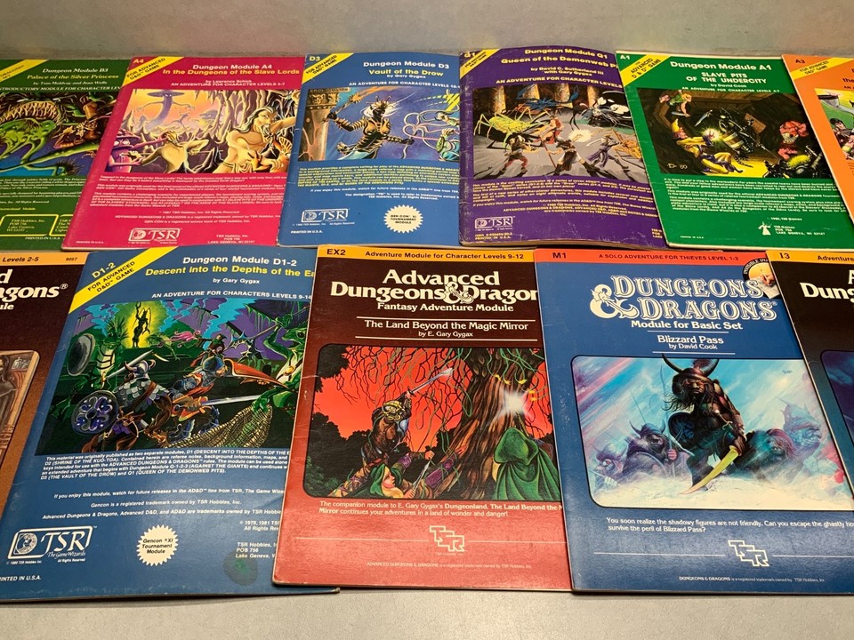 Dungeons And Dragons Module Books 1980’s Lot Of 15 | eBay