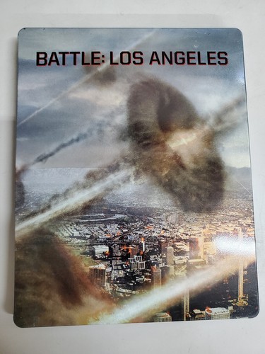 Battle: Los Angeles Steelbook (Blu-ray & DVD, 2 Disc Set, 2011) Used ...