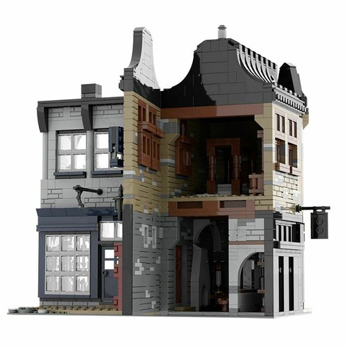 Leaky Cauldron & Wiseacre’s Wizarding Equipment Building Blocks MOC Toy ...