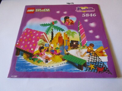 Lego 5846 Notice Instruction du Belville Desert Island Plage | eBay