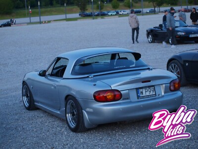 Hardtop Roof Spoiler fit to Mazda MX5 NA NB hard top miata !!!! Black ...