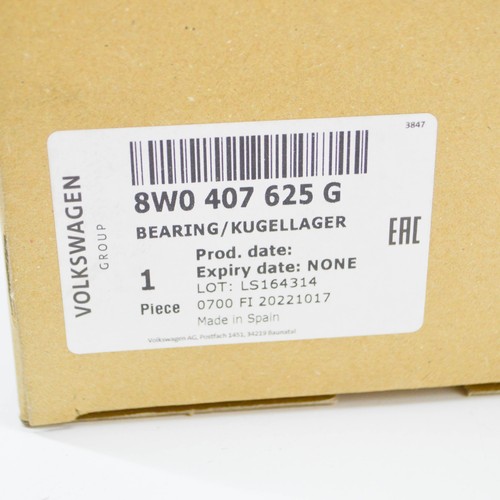 NEW AUDI A6 C8 REAR WHEEL BEARING 8W0407625G 8W0-407-625-G | eBay