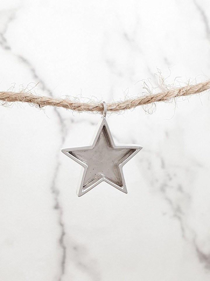 Sterling silver star resin charm 25 mm | CH557241 | eBay