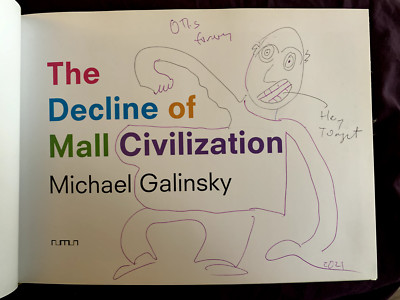 Michael Galinsky The Decline of Mall Civilization Hardcover Book signed ...
