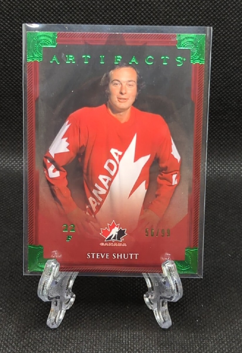 2013-14 Upper Deck Artifacts - Team Canada Emerald #147 Steve Shutt /99 ...