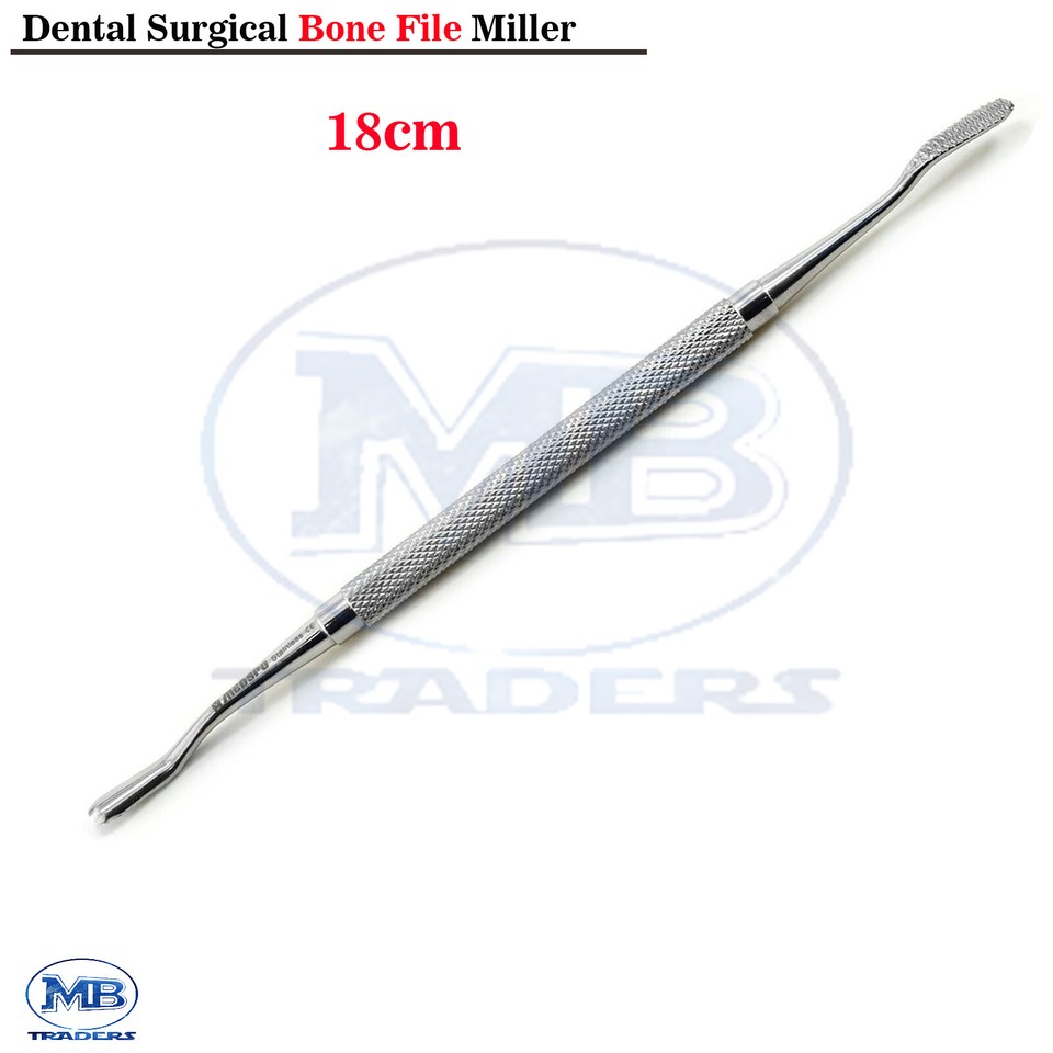 Bone File Miller Cross Cut Shaping Dental Surgical Implant Filer ...