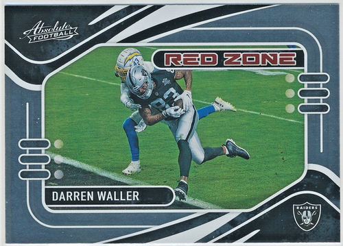 2021 Panini Absolute - Darren Waller - Las Vegas Raiders - Red Zone - # ...