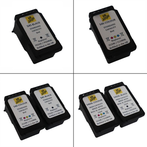 PG545 CL546 Black Colour Ink Cartridges For Canon PIXMA TR4650 TR4651 ...