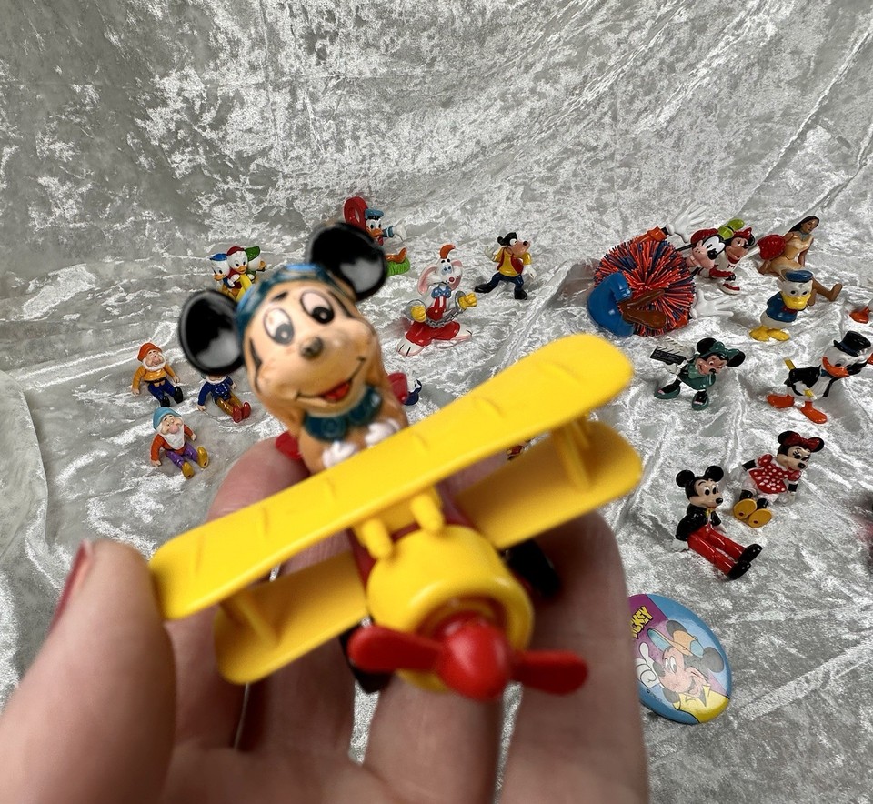 Vintage Disney Toy Lot 1980s-1990s PVC Figurines Koosh Ball | eBay