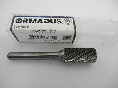 Ormadus 0361649 , SA-5 , 1/2" x 1", Double Cut , Solid Carbide Bur | eBay