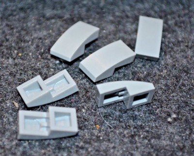 (6) 1x2 Light Gray Rounded Top Bow Bricks - NEW Lego Parts | eBay